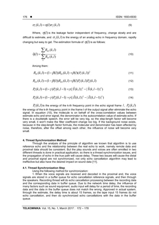 Research on VoIP Acoustic Echo Cancelation Algorithm Based on Speex | PDF | Digital Audio ...