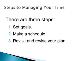 Importance of Time Management | PPTX