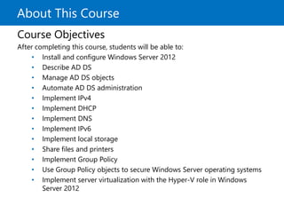 WIndows Server 2012 | PPT