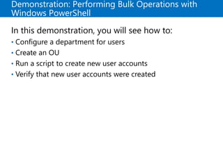 Automating AD Domain Services Administration | PPTX | Operating Systems | Computer Software and ...