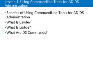 Automating AD Domain Services Administration | PPTX | Operating Systems | Computer Software and ...
