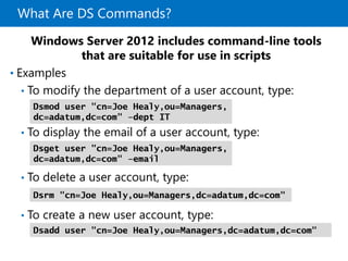Automating AD Domain Services Administration | PPTX | Operating Systems | Computer Software and ...