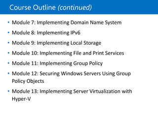 Microsoft Offical Course 20410C_00 | PPTX