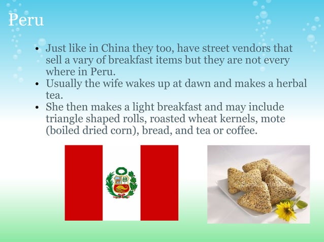 Breakfast Around the world | PPT | Desserts and Baking | Food & Drink