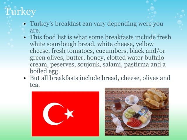 Breakfast Around the world | PPT | Desserts and Baking | Food & Drink