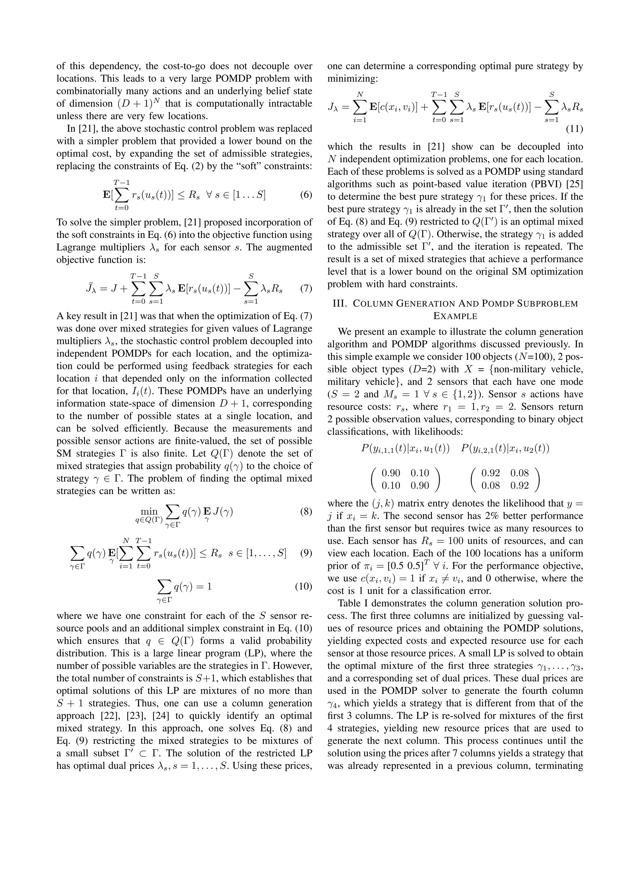 Receding Horizon Stochastic Control Algorithms for Sensor Management ACC 2010 | PDF | Internet ...