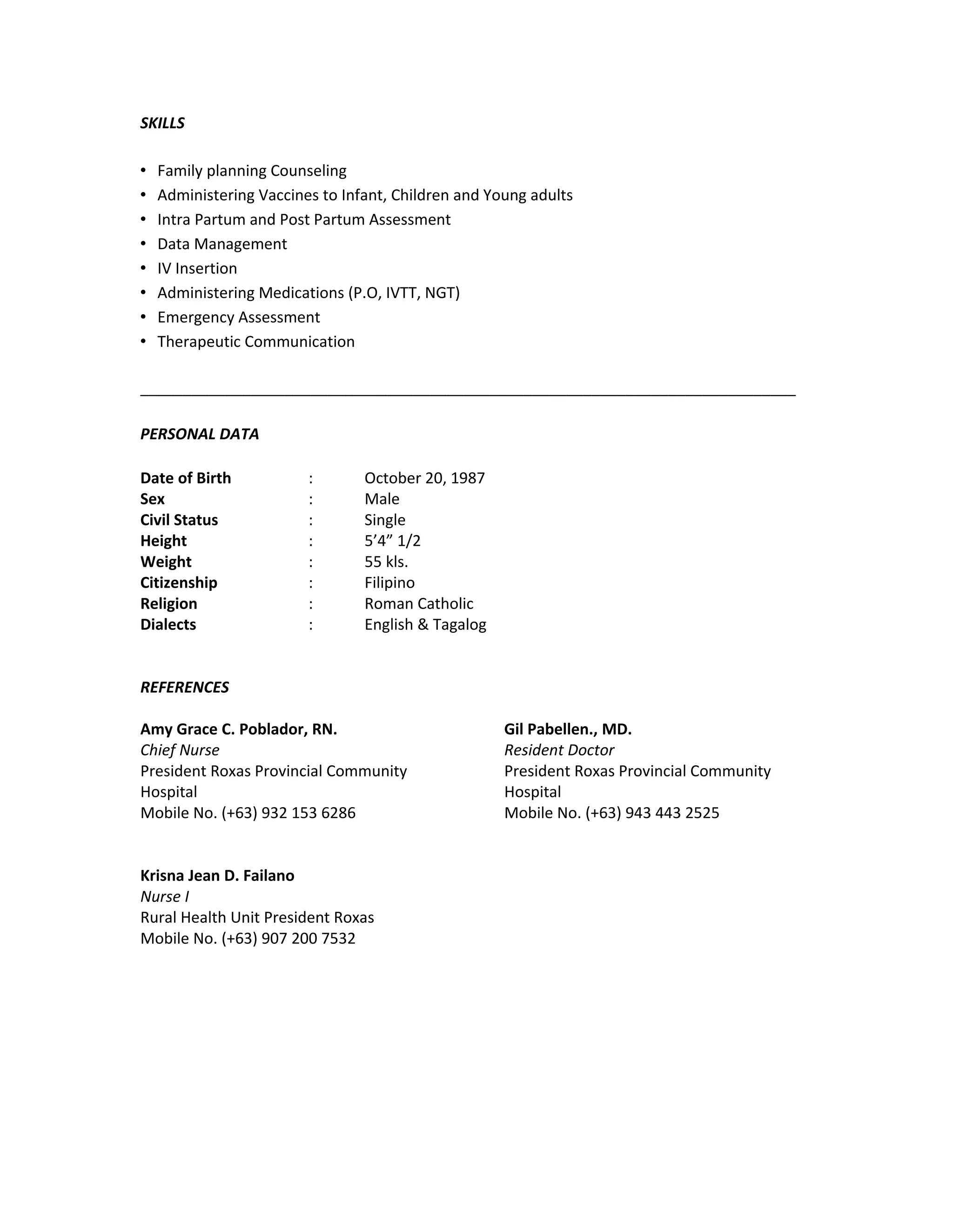 Basil CV updated with Haad | DOC