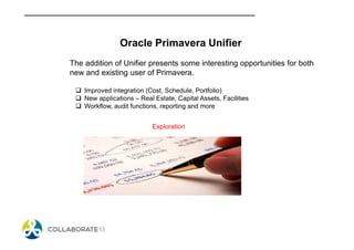 204310 use of unifier with primavera | PDF