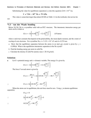 Principles Of Electronic Materials And Devices 2nd Ed So Kasap | PDF