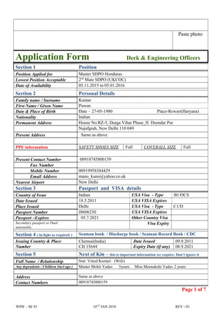 Capt.Pawan(INDIAN-Master) DPO-AHTS-PSV) | DOC