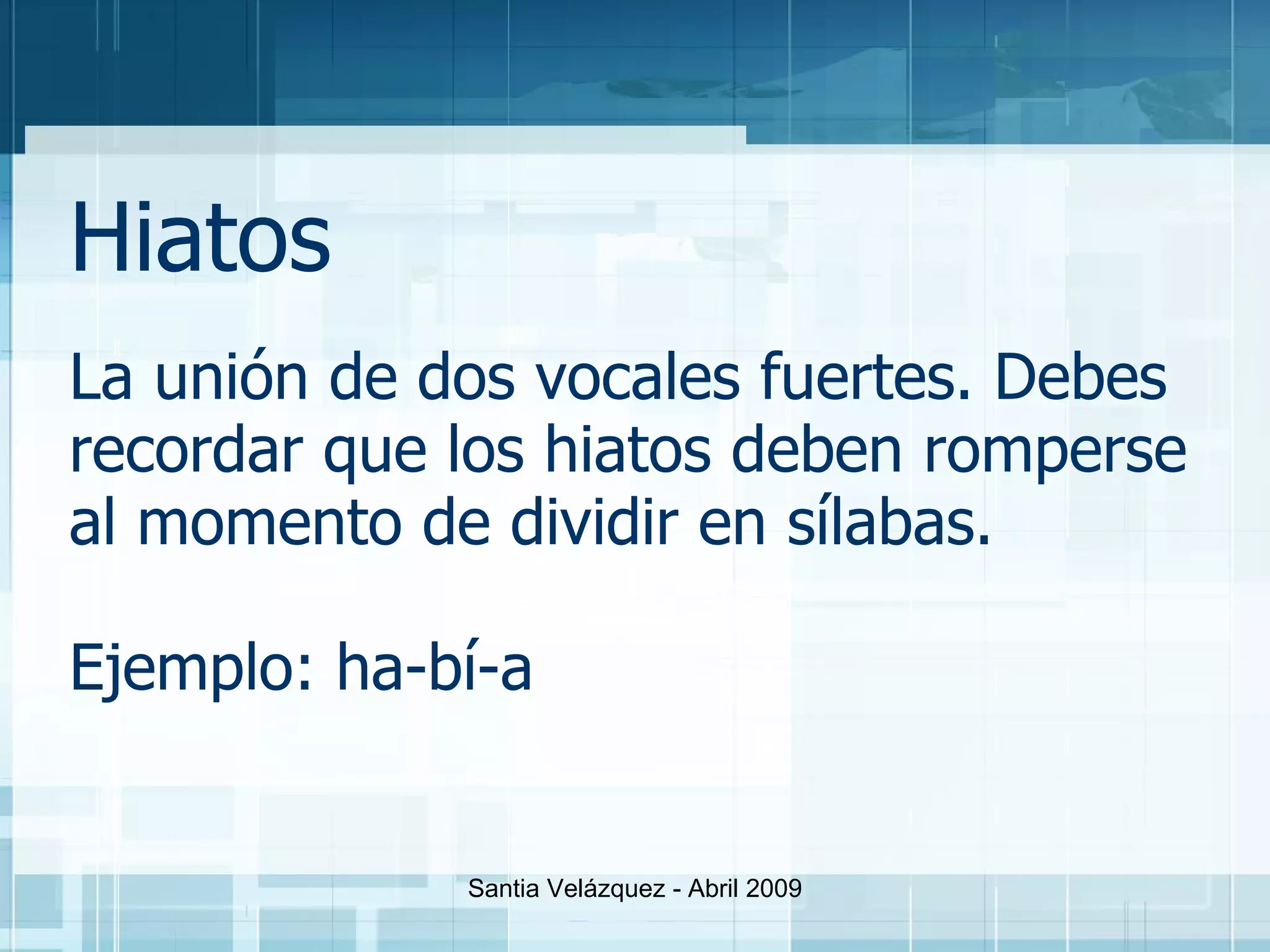 Las sílabas y las vocales | PPT
