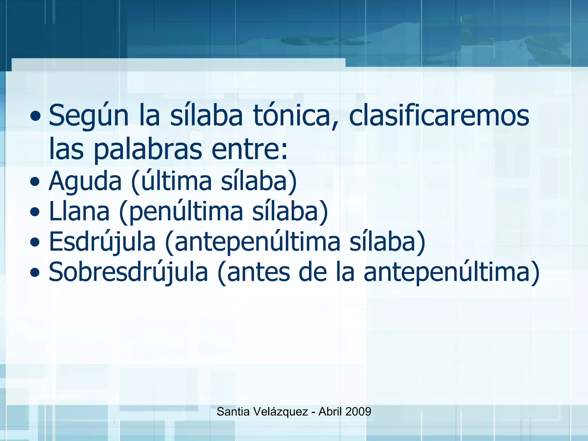 Las sílabas y las vocales | PPT