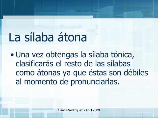 Las sílabas y las vocales | PPT