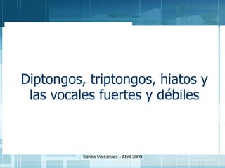 Las sílabas y las vocales | PPT