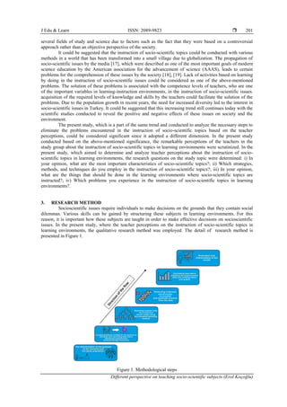 Different perspective on teaching socio-scientific subjects | PDF