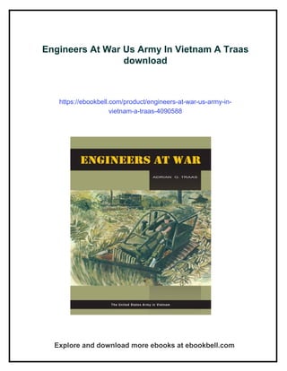 Engineers At War Us Army In Vietnam A Traas | PDF