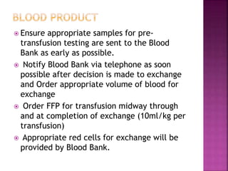Exchange-Transfusion.ppt for nursing students | PPT