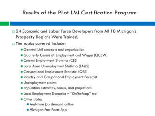 LMI Certification Program for Local Users | PPT