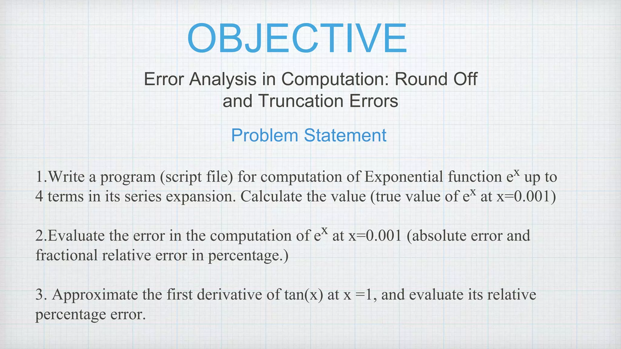 Error analysis | PPTX