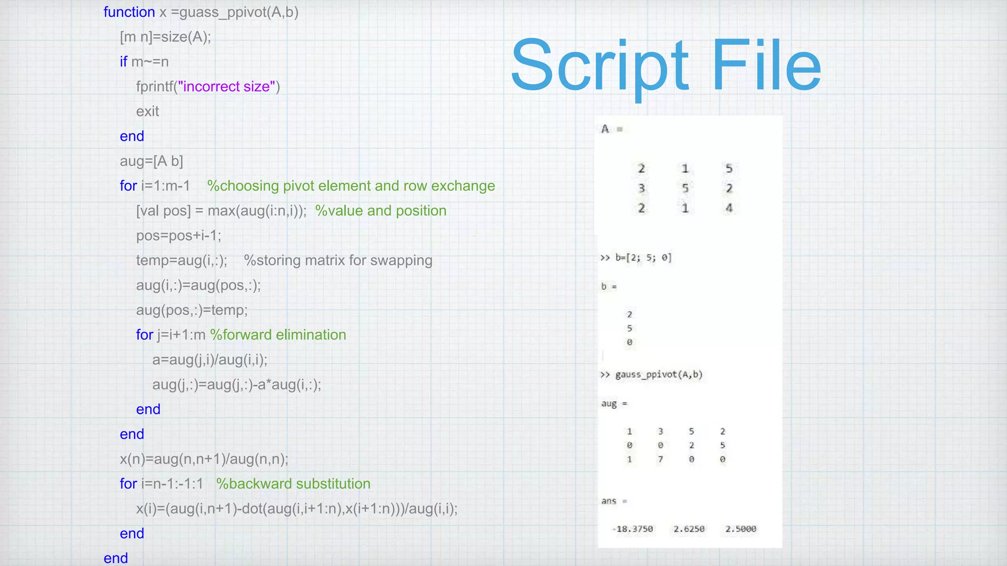 Gauss Elimination (With Partial Pivot) | PPTX | Programming Languages | Computing