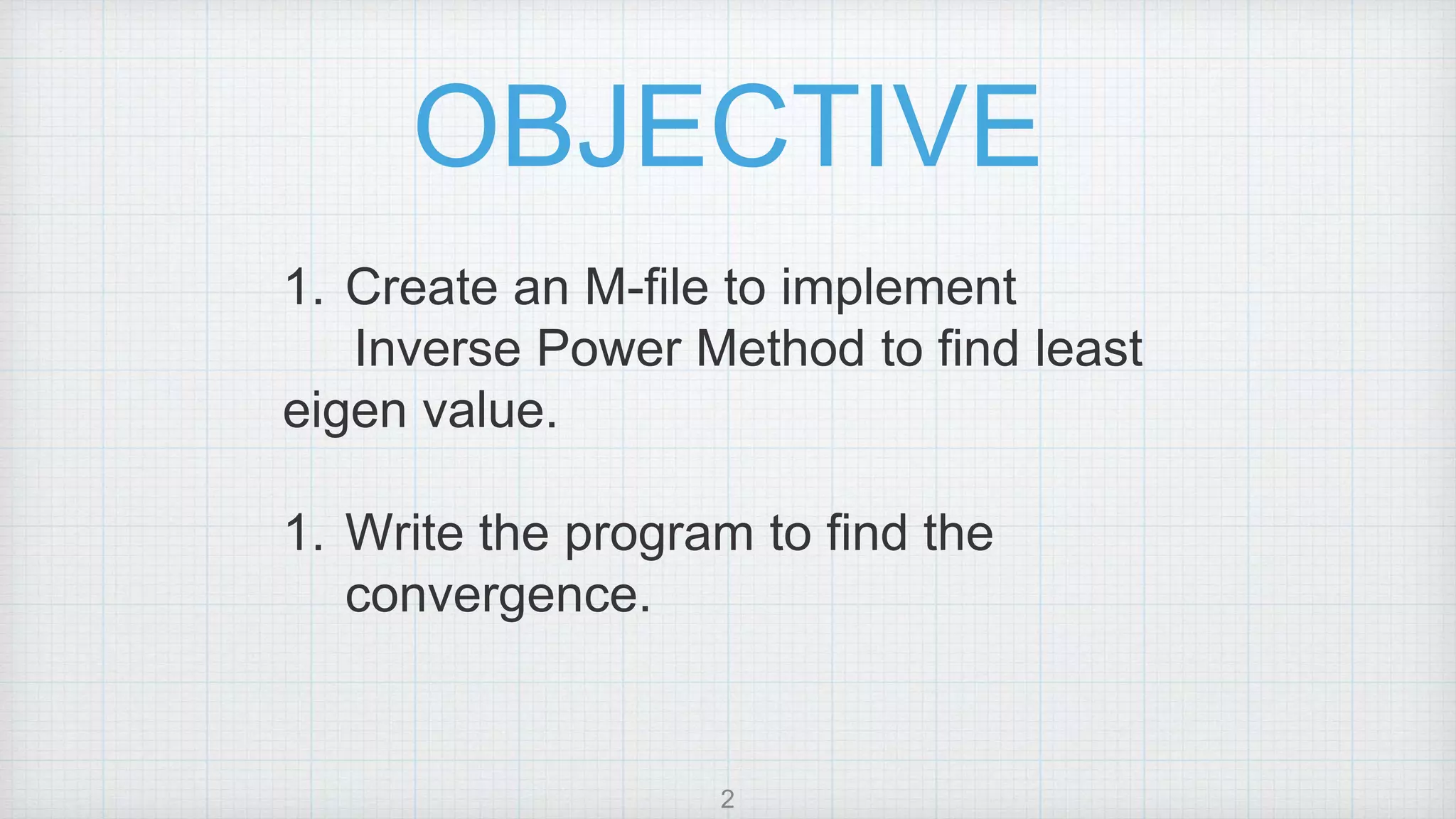 Inverse Power Method | PPTX