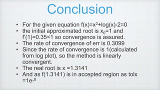 Fixed Point Interation | PPTX