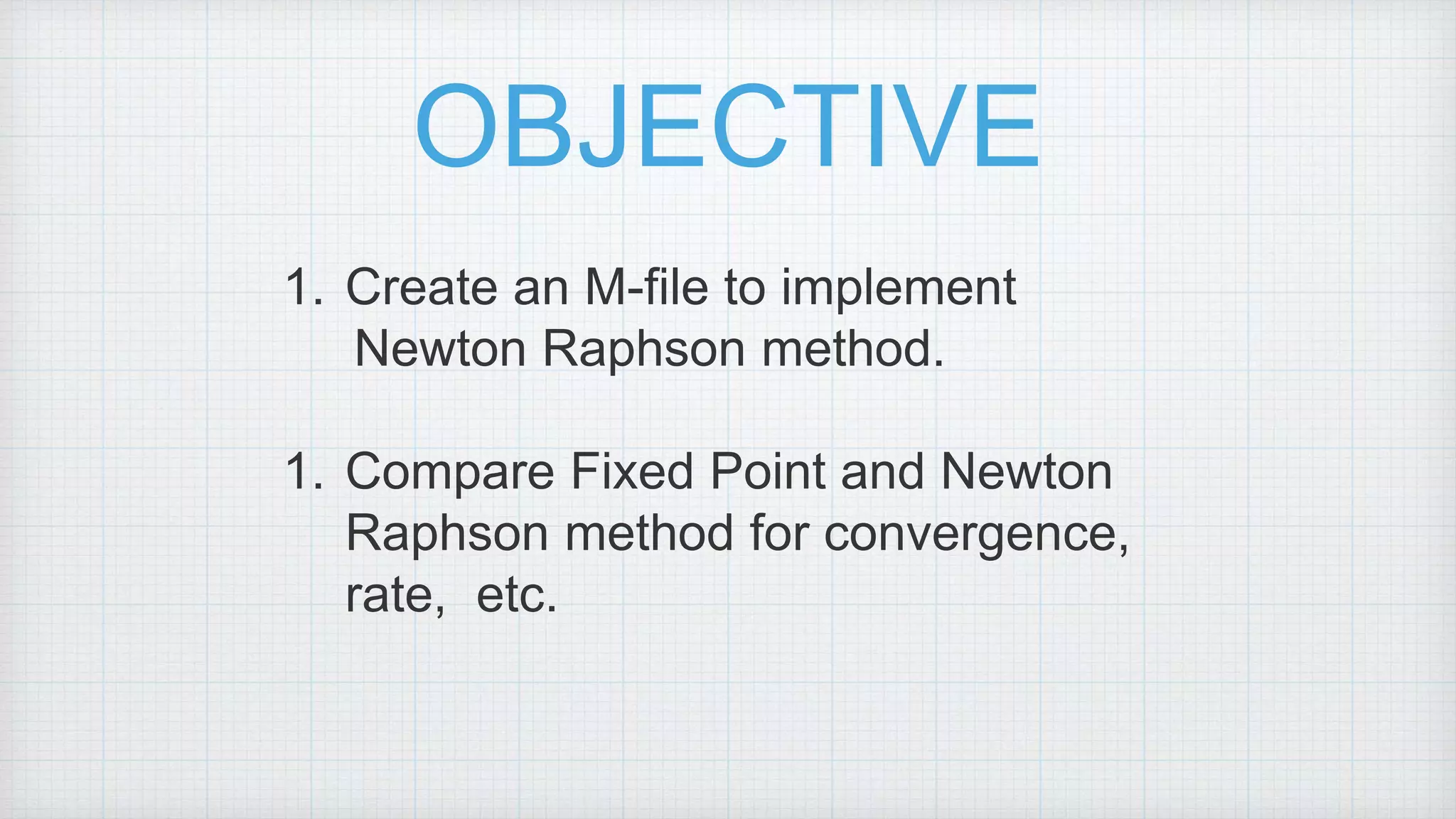 Newton's Raphson method | PPT