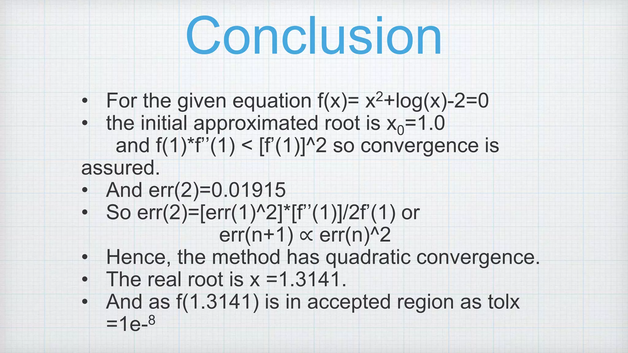 Newton's Raphson method | PPT