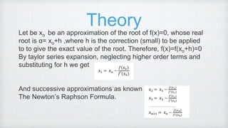 Newton's Raphson method | PPT