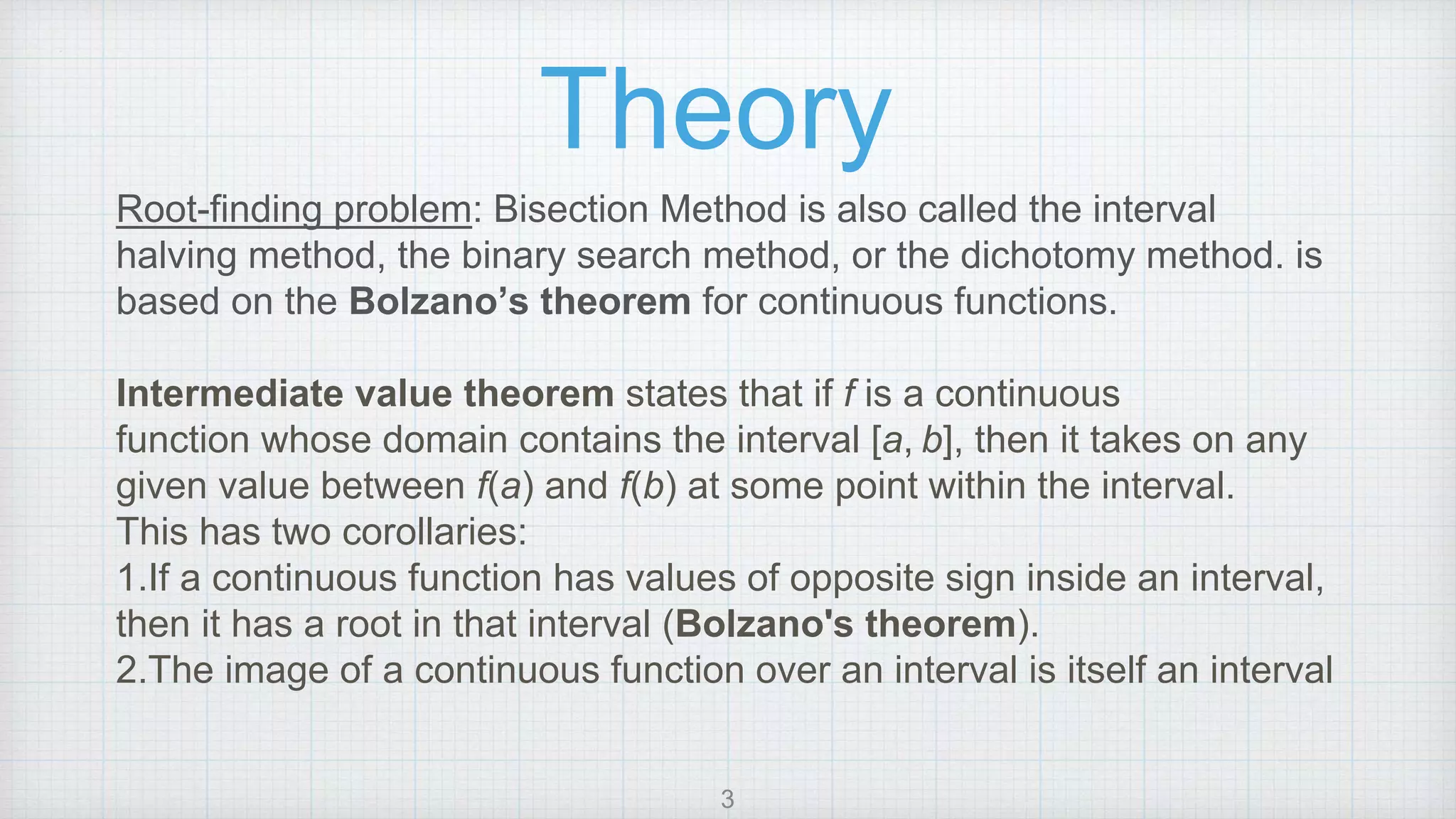 Bisection Method | PPT Bisection Method | PPT