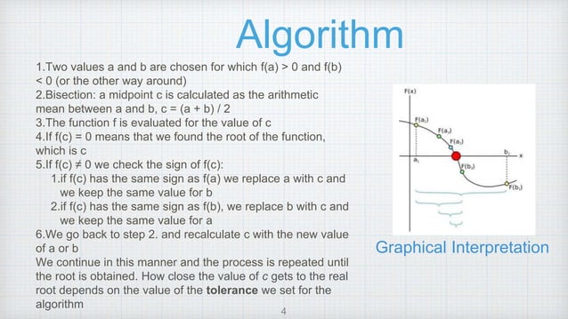 Bisection Method Ppt
