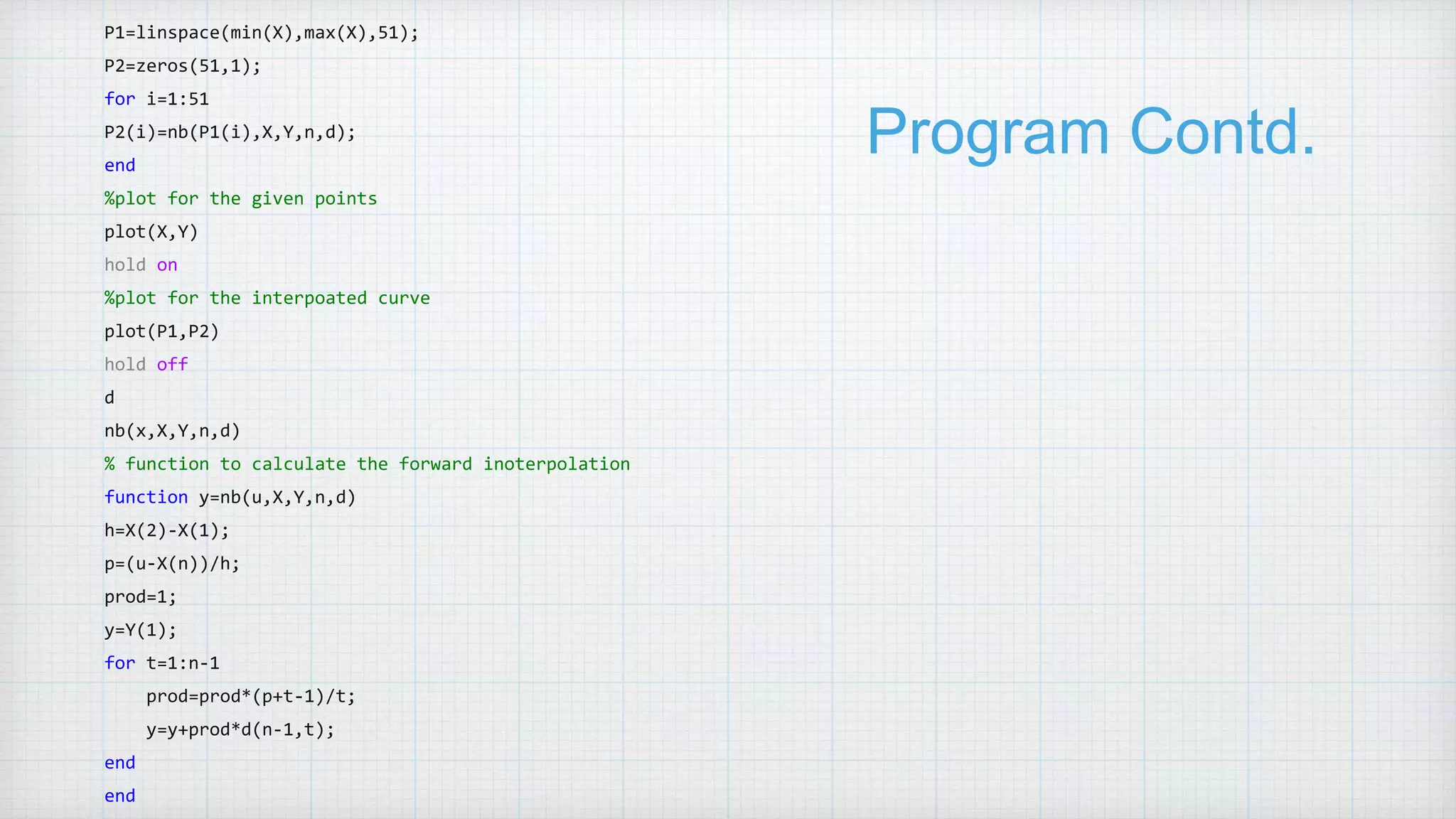 Newton Backward Interpolation | PPTX