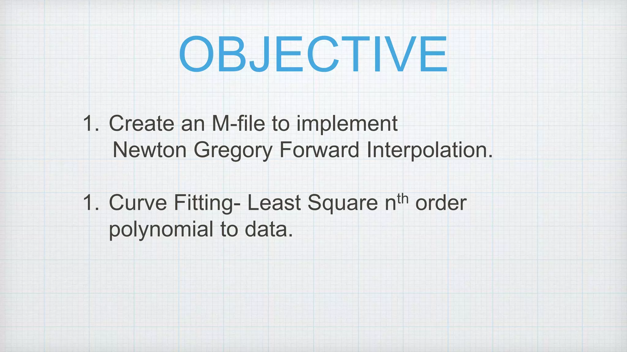 Newton Forward Interpolation | PPTX