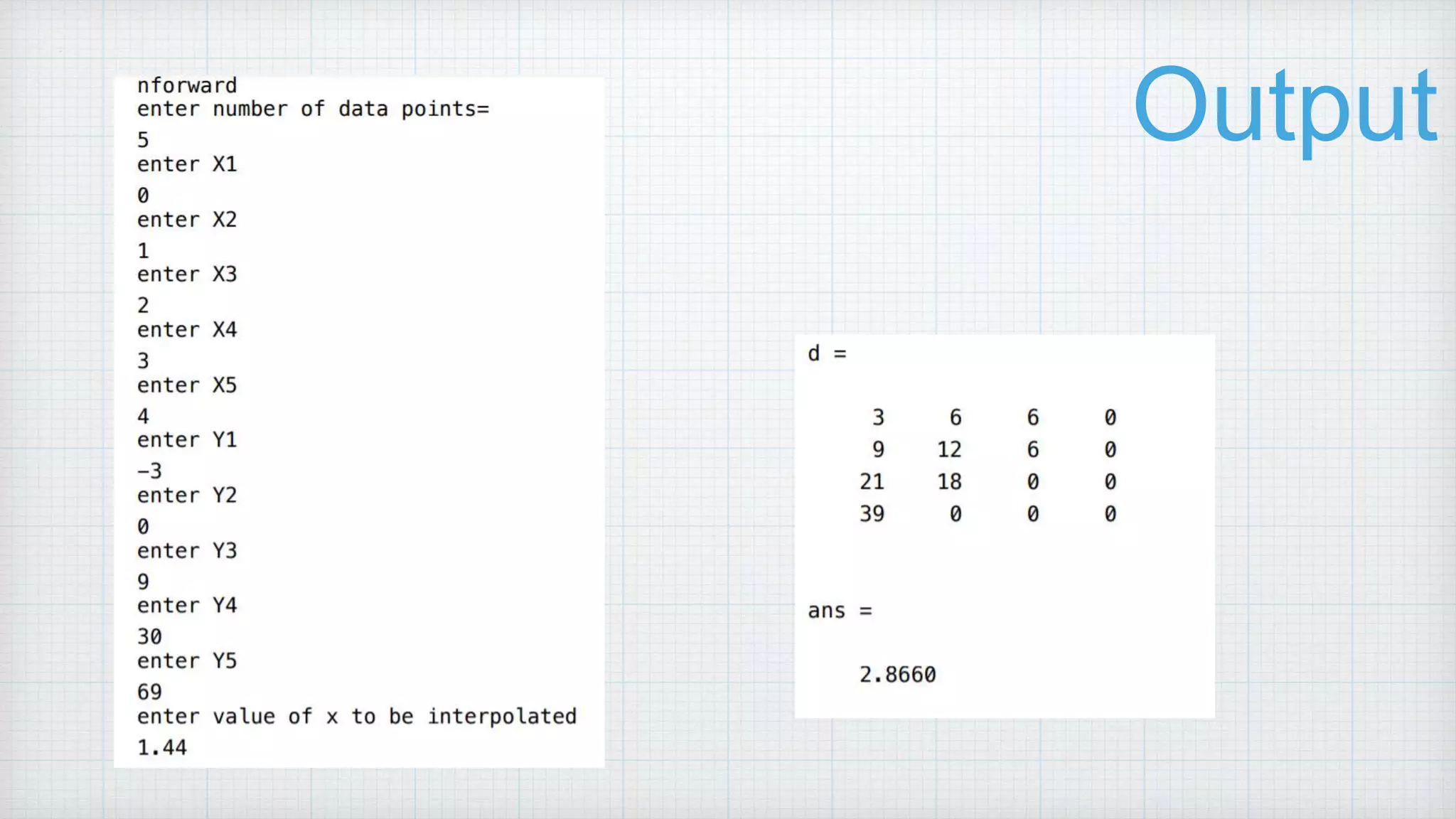 Newton Forward Interpolation | PPTX