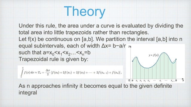 Trapezoidal Rule | PPTX | Physics | Science
