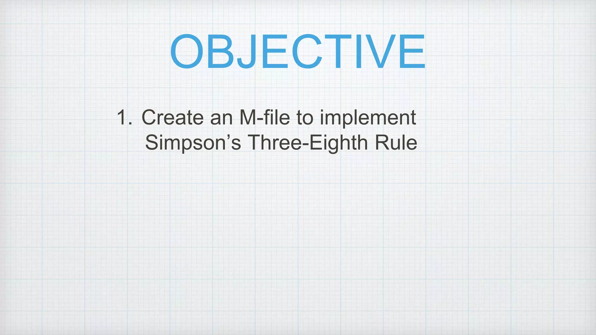 Simpson's Three-Eighth Method | PPTX