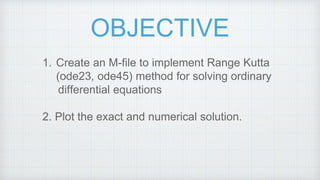 Runge Kutta Method | PPTX