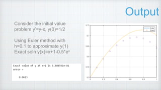 Euler Method | PPTX | Physics | Science