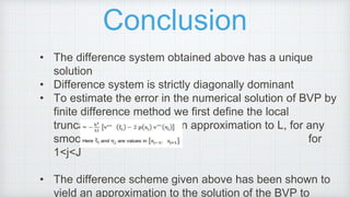 Finite Difference Method | PPTX