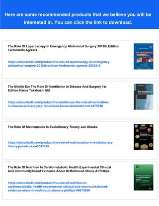 The Role Of Surgery In Heart Failure Part Ii An Iss Of Heart Failure ...