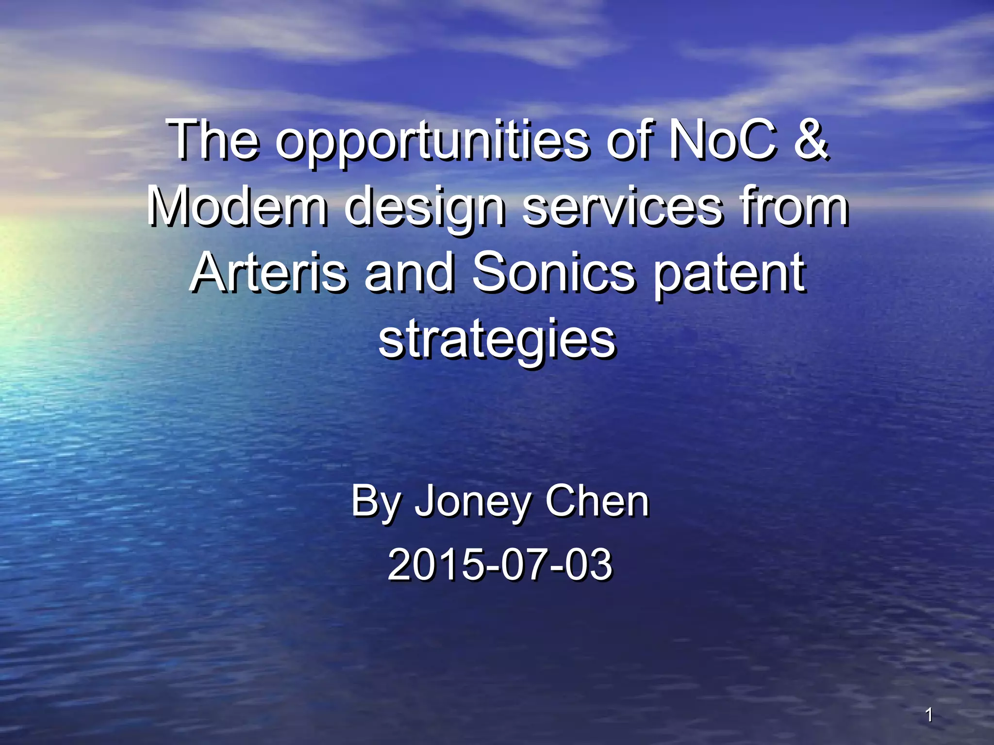 NoC & Modem design_strategies_35A | PPT