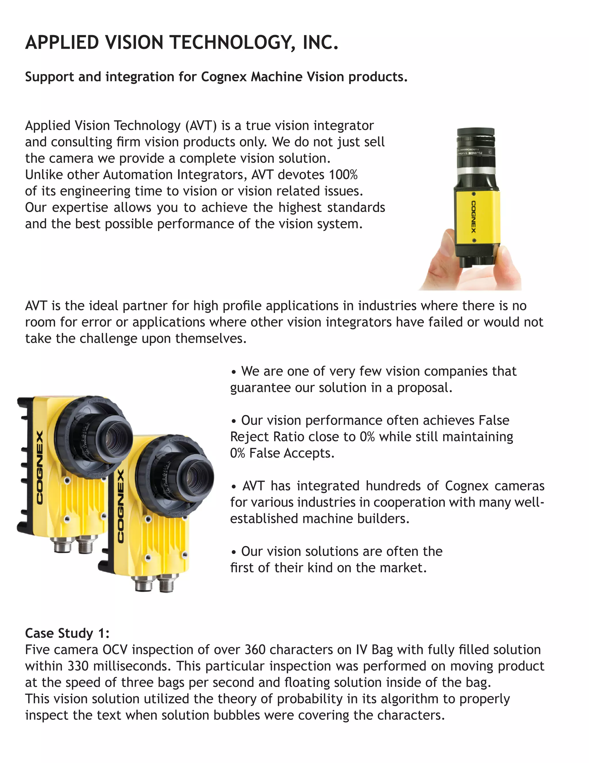 AVT Brochure | PDF