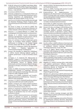 Academic Performance of the Grade VIII Pantawid Pamilyang Pilipino ...