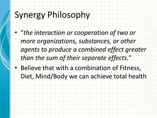 Synergy Overview Presentation | PPTX | Medical Health