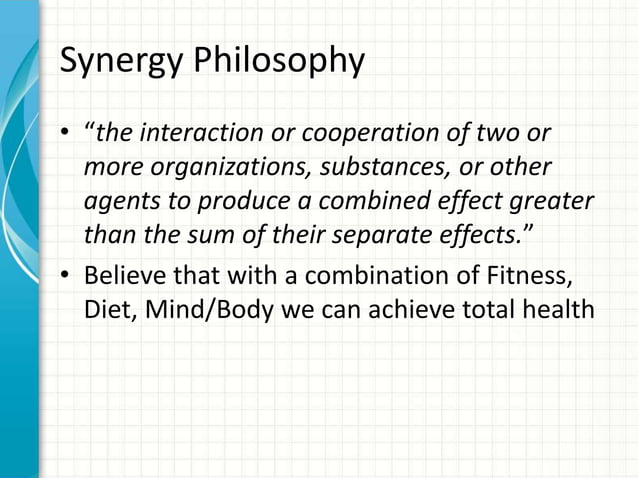 Synergy Overview Presentation | PPTX | Medical Health