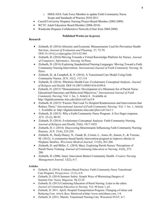 Ziebarth Deborah J Resume 2016 | DOC