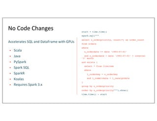 Speed up UDFs with GPUs using the RAPIDS Accelerator | PPT