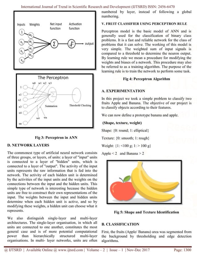 Smart Fruit Classification using Neural Networks | PDF