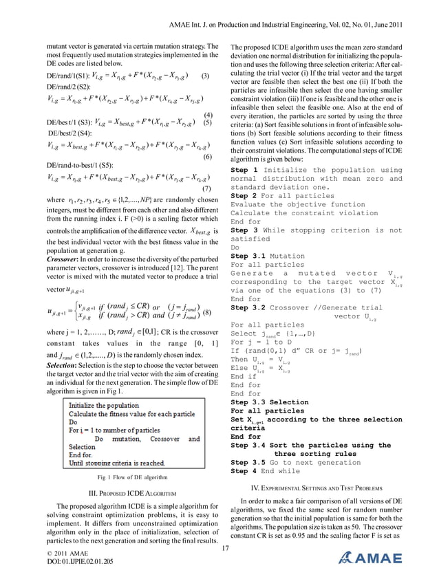 Optimization of Mechanical Design Problems Using Improved Differential ...