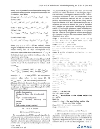 Optimization of Mechanical Design Problems Using Improved Differential ...